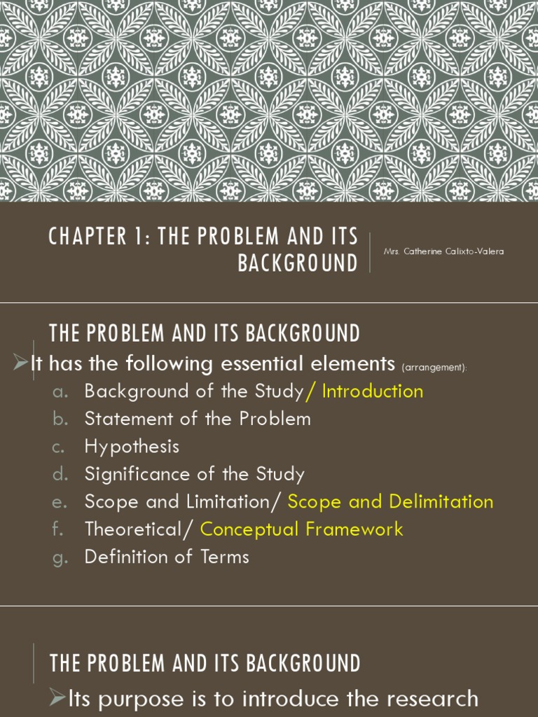 Chapter 1 PR2 | PDF | Hypothesis | Teachers