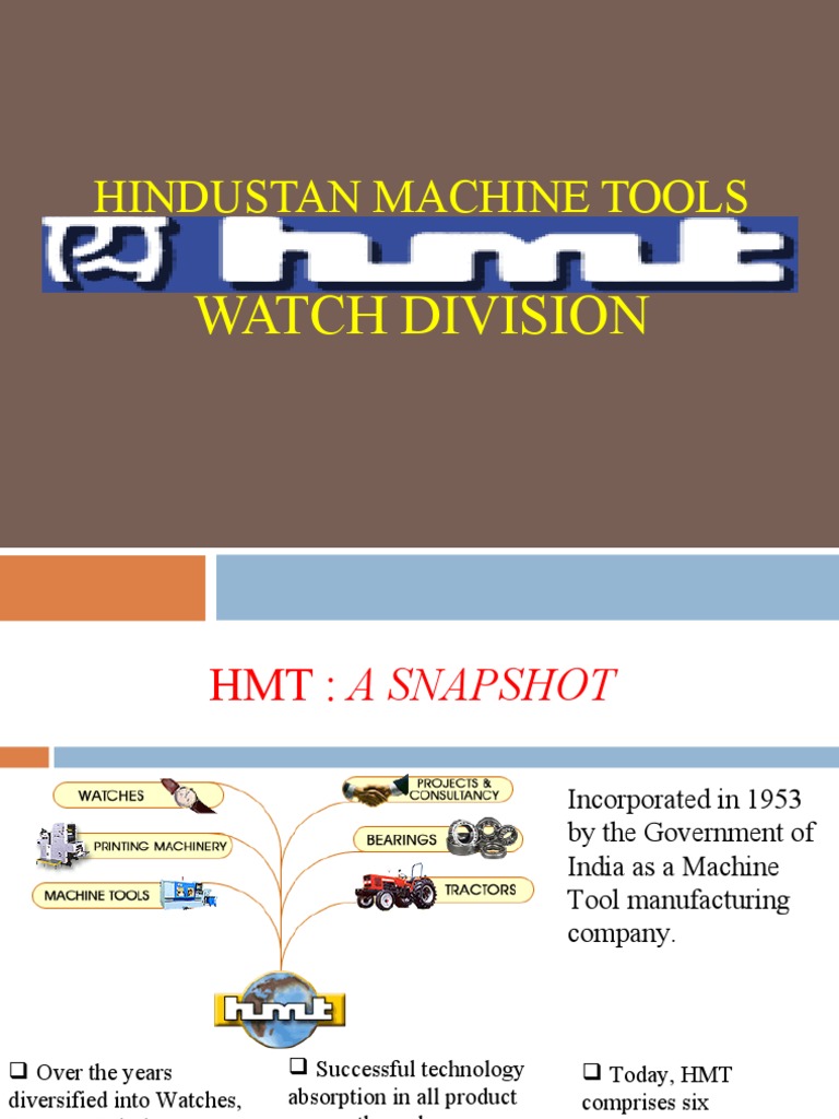 Hindustan Machine Tools: Watch Division | PDF | Watch | Marketing