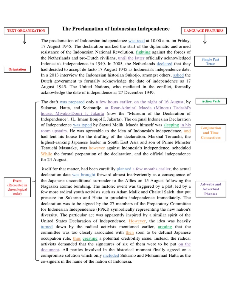 The Proclamation of Indonesian Independence | PDF | Politics Of ...