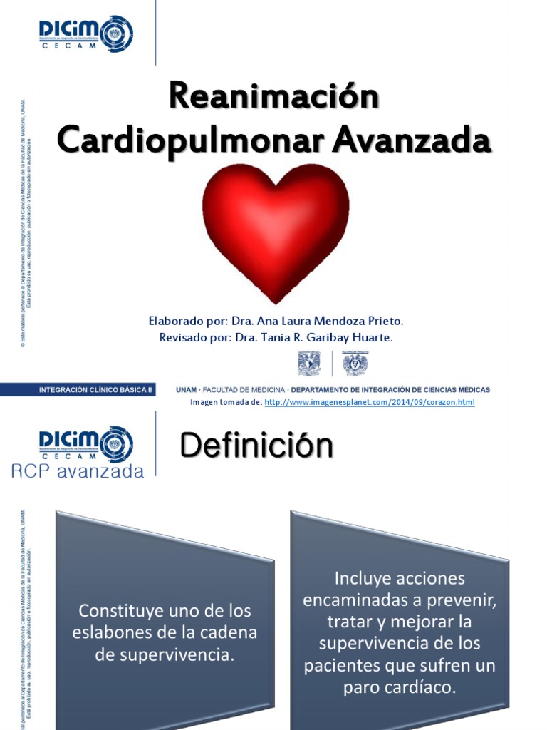 RCP Avanzado | PDF | Reanimación cardiopulmonar | Paro cardíaco
