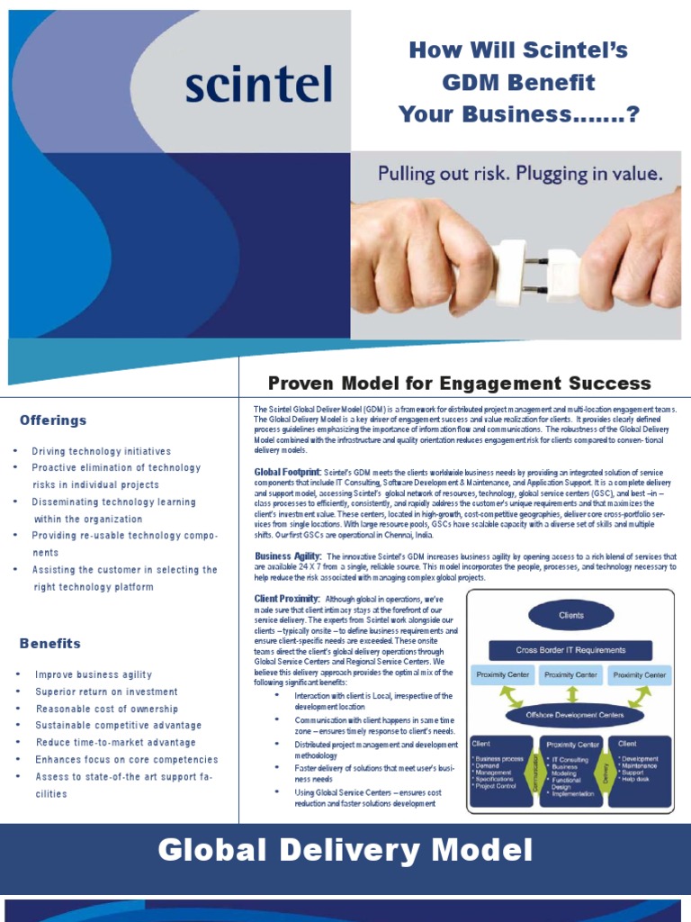 Scintel's Global Delivery Model Explained | PDF | Project Management ...