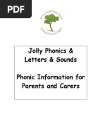 Jolly Phonics Tricky Words Spelling Lists | PDF