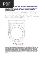 Calculation of PCD of Flange | PDF