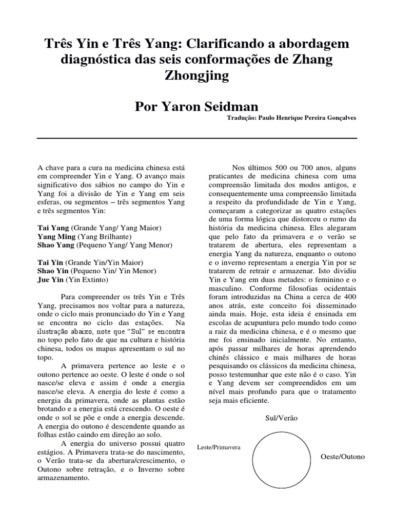 3 Yin 3 Yang | PDF | Sol | Água
