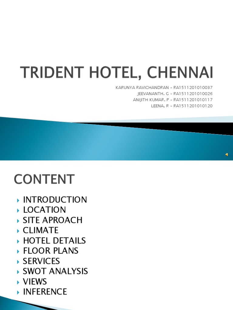 Hotel Case Study | PDF | Water | Building Engineering