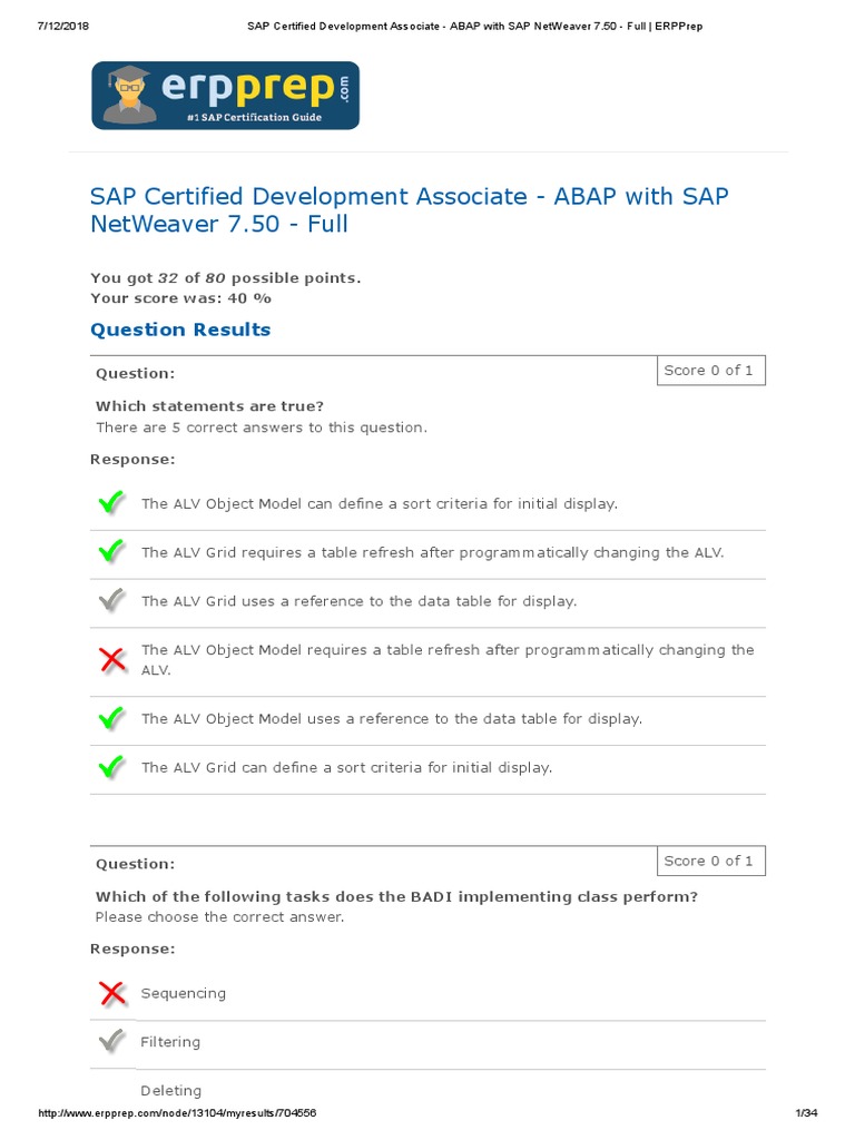 Sap 7.5 | PDF | Class (Computer Programming) | Subroutine