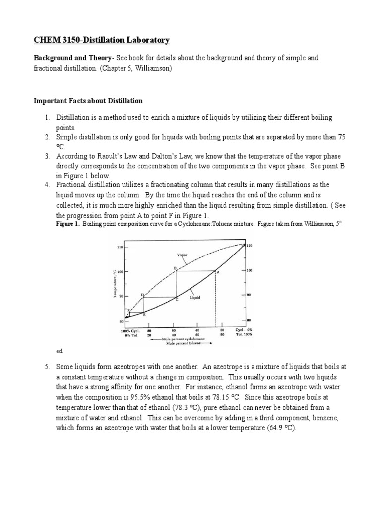 Distillation Lab: Simple vs. Fractional | PDF | Laboratories | Distillation