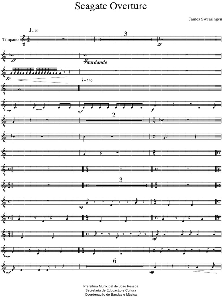 Analyse musicale de Seagate Overture | PDF | Musicologie | Arts du spectacle