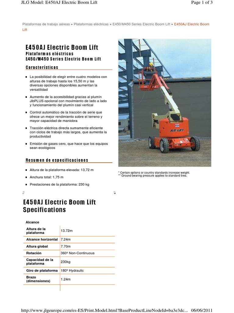 Especificaciones E450AJ | PDF | Coche | Tecnología de vehículos