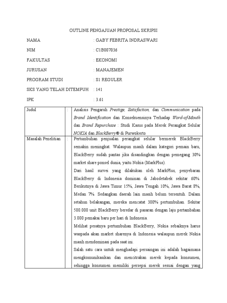 Contoh Outline Skripsi Kualitatif Pdf My Pdf Riset - Riset Contoh Outline Skripsi Kualitatif Pdf My Pdf Riset - Riset