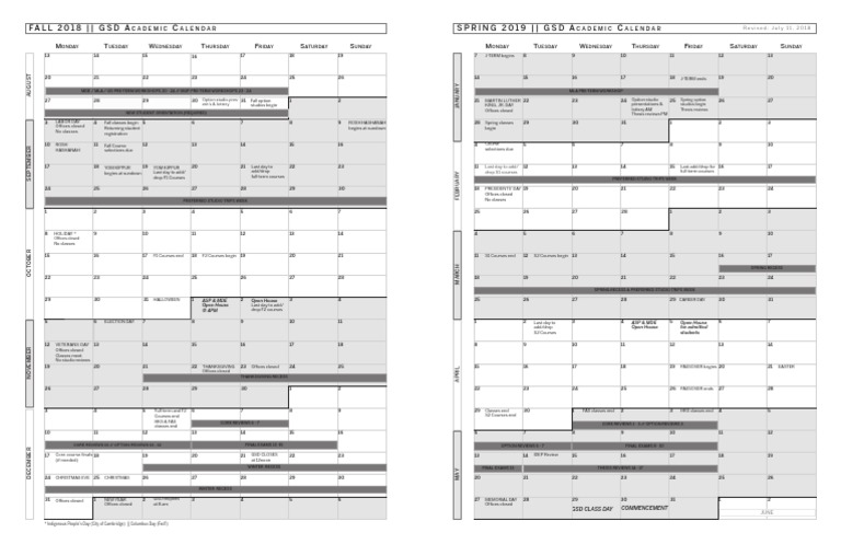 Academic Calendar 2018 19 | PDF | Academic Term | Holidays Academic Calendar 2018 19 | PDF | Academic Term | Holidays