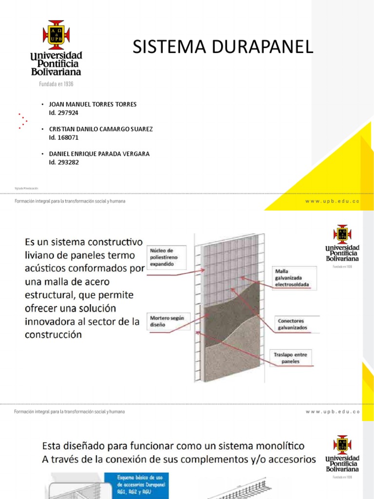 Sistema Durapanel Exp | PDF | Hormigón | Ingeniería de Edificación