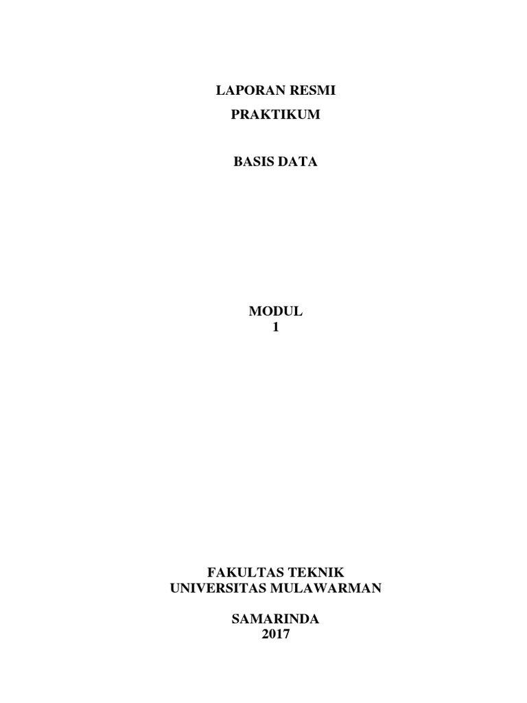 Pembatas Modul | PDF