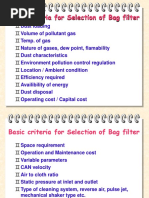 Bag Filter Design | PDF | Manufactured Goods | Gases