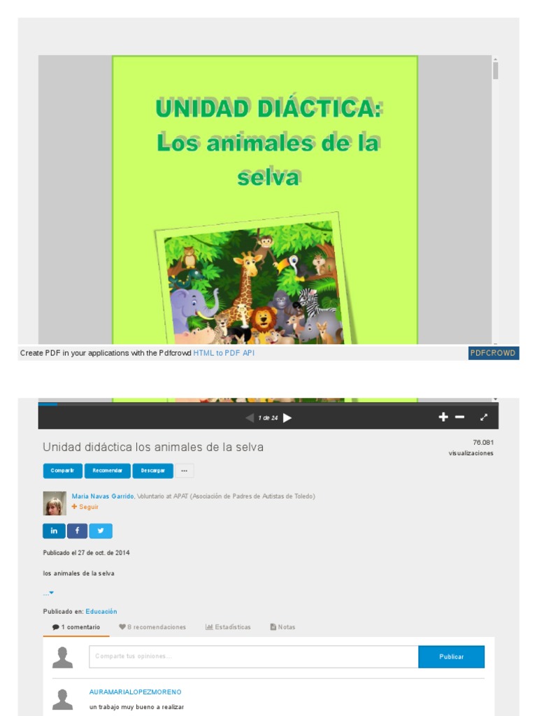 Unidad Didactica Los Animales | PDF | Aprendizaje | Evaluación
