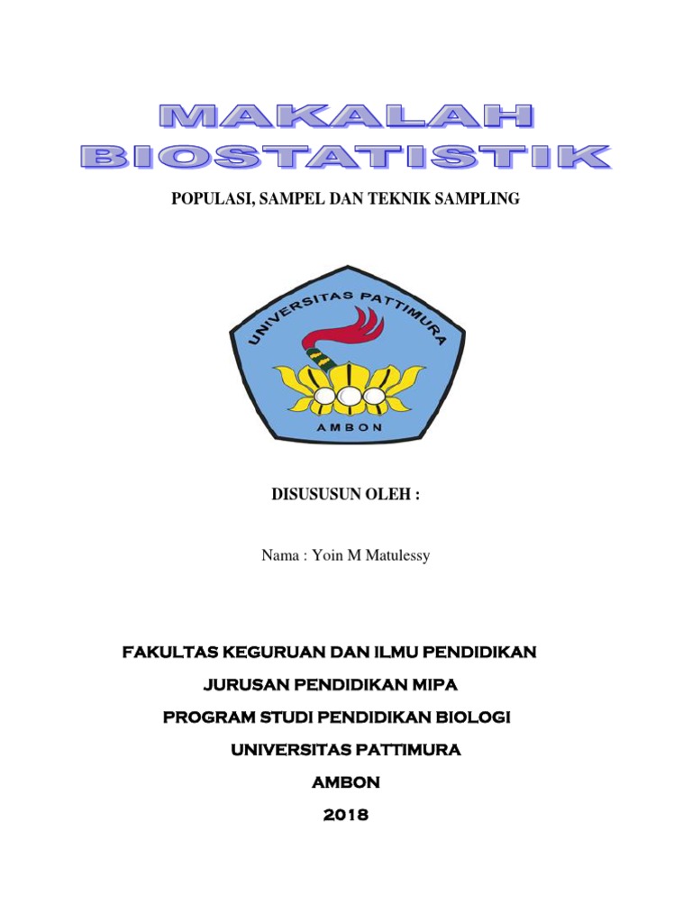 Populasi, Sampel Dan Teknik Sampling | PDF | Sains & Matematika