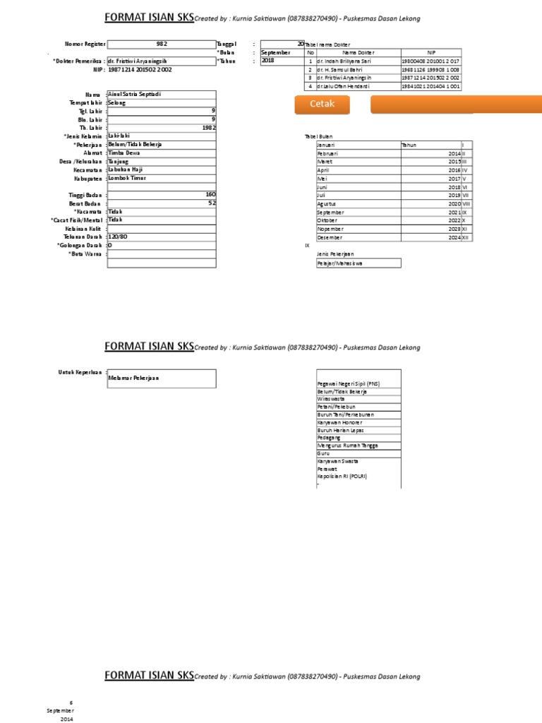 Aplikasi Sks Baru | PDF