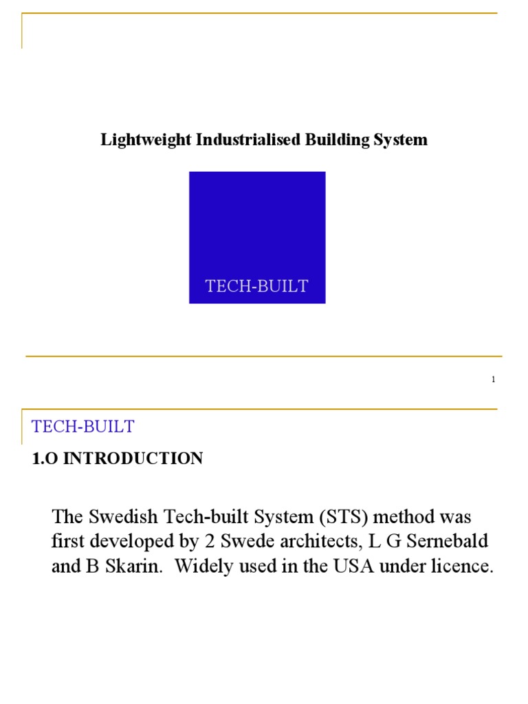 IBS - Light Tech Built | PDF | Roof | Framing (Construction)