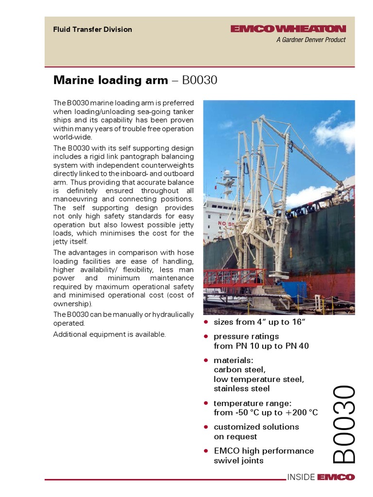 Loading Arm Crane | PDF | Crane (Machine) | Materials