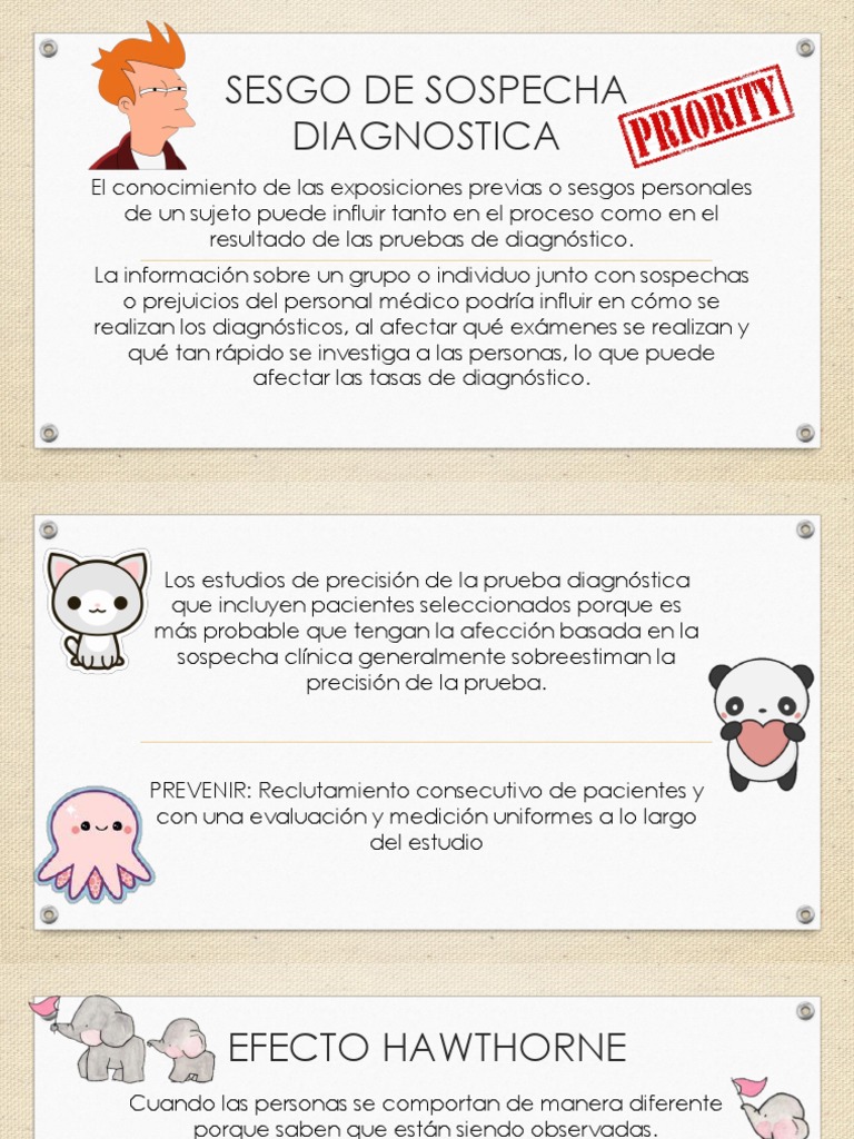 Tipos de Sesgo | PDF | Metaanálisis | Diagnostico medico