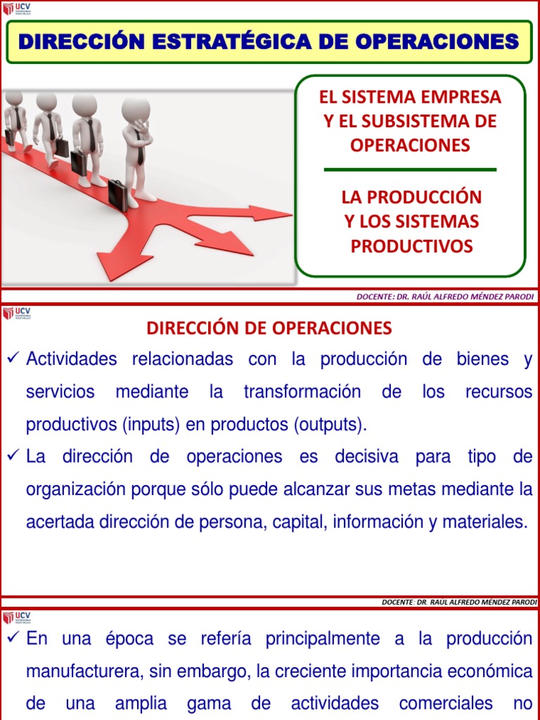 DIRECCIÓN ESTRATÉGICA DE OPERACIONES.pptx | Planificación | Calidad (comercial)