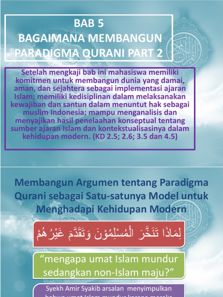 Paradigma Qurani untuk Kehidupan Modern | PDF | Agama & Spiritualitas