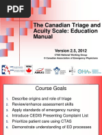 Canadian Triage Acuity Scale (CTAS) | PDF | Emergency Department | Pain