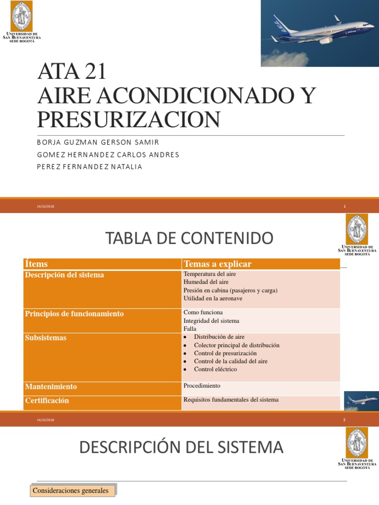 ATA21 | PDF | Aire acondicionado | Oxígeno
