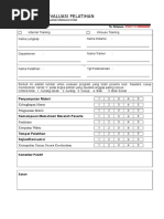 Contoh Form Pengajuan Training | PDF