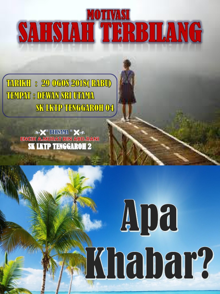 MOTIVASI Sahsiah | PDF | Pengembangan Diri