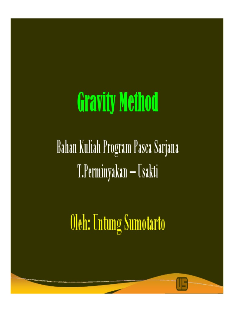 Gravity Method (Short) PDF | PDF | Geology | Earth Sciences