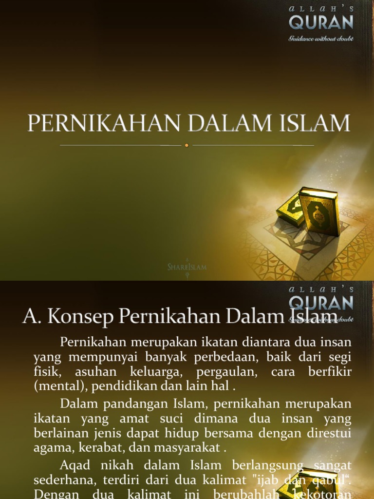 Konsep Pernikahan Dalam Islam Pdf