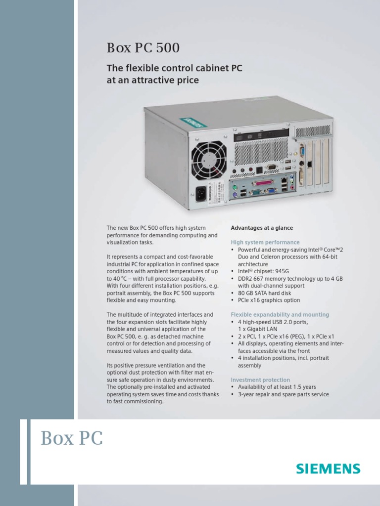 BoxPC 500 en Internet | PDF | Personal Computers | Computer Architecture