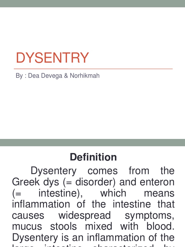 Dysentry Baru 1 | PDF | Wellness | Science & Mathematics
