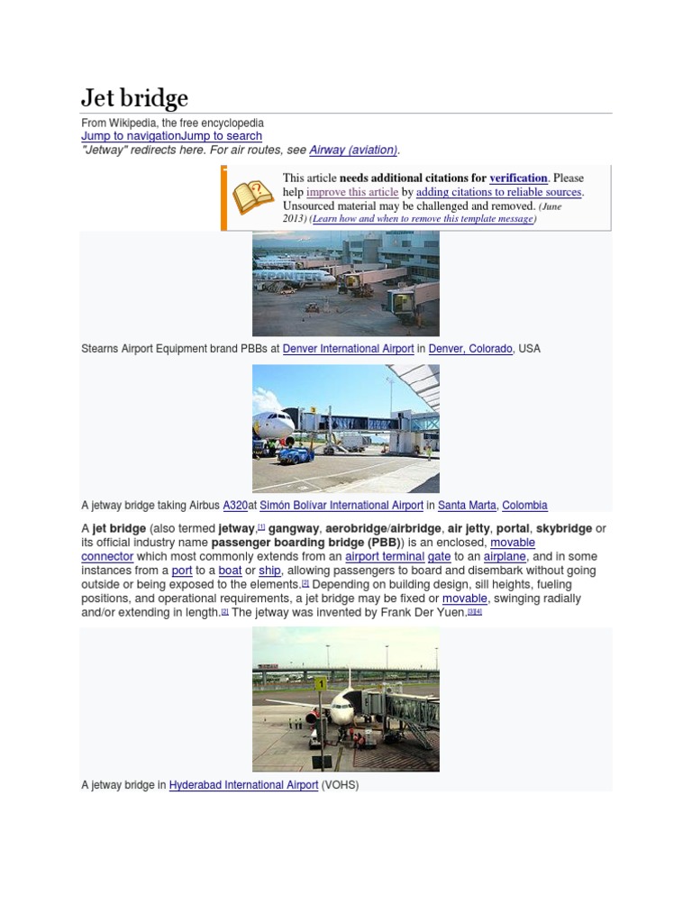 Jet Bridge: Jump To Navigationjump To Search | Download Free PDF ...