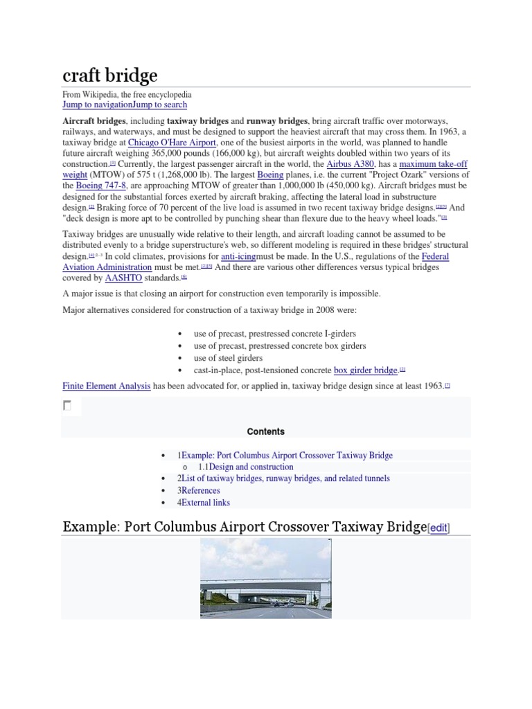 Design and Construction of the Port Columbus Airport Crossover Taxiway ...