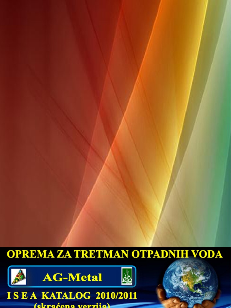 AG-Metal - KATALOG Tretman Otpadnih Voda / Katalog Wastewater Treatment Plants | PDF