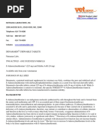 Metacam Dosage Chart for Dogs | PDF | Medical Treatments | Pharmacology