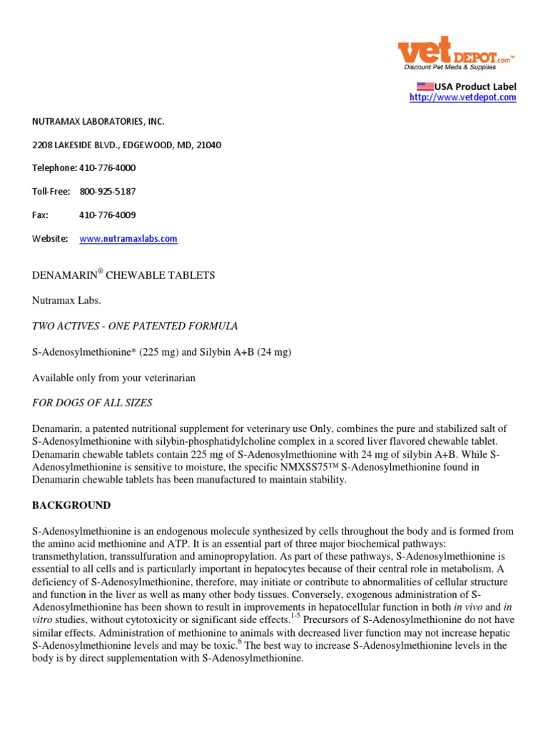 Denamarin Chewable Tablets | PDF | Glutathione | Liver