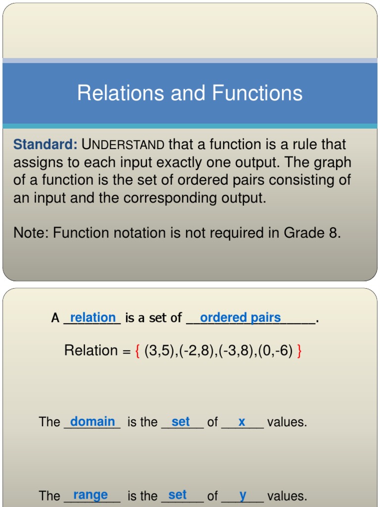 Understanding Functions and Relations | PDF | Combinatorics | Function (Mathematics)