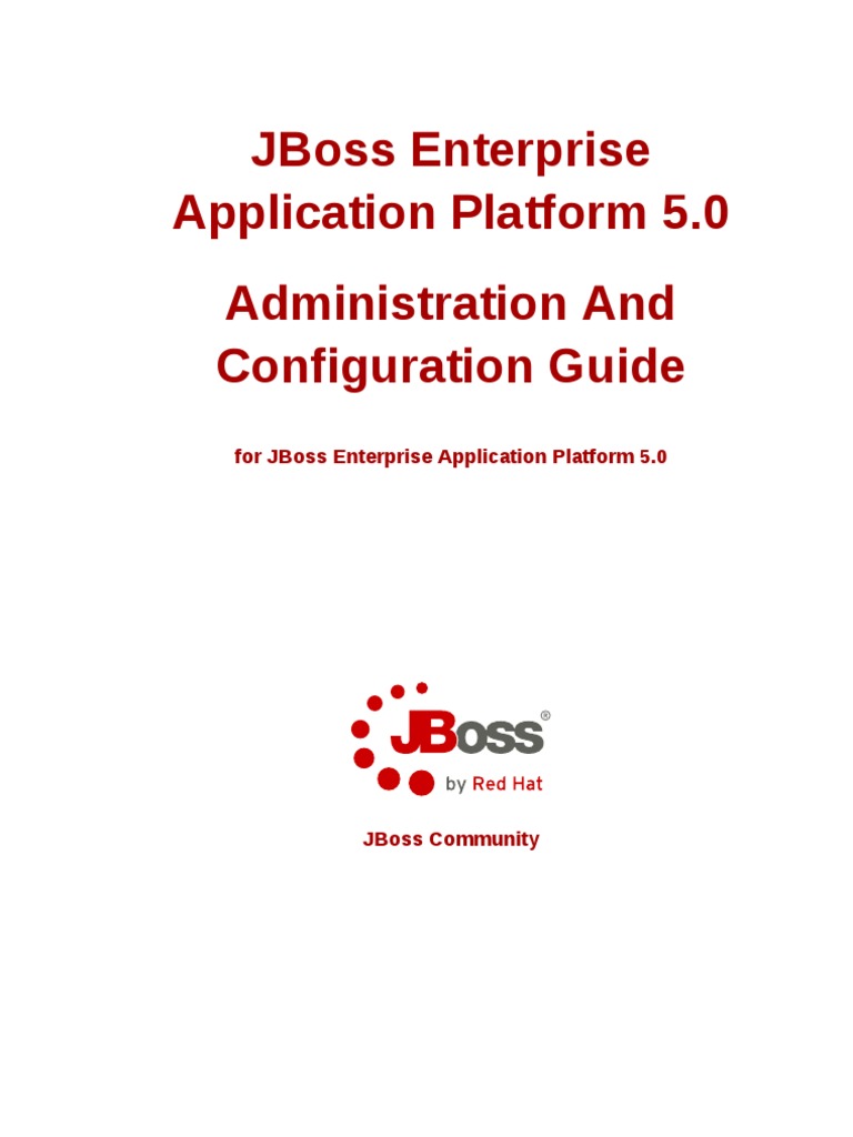 JBOSS Administration and Configuration Guide | PDF | Enterprise Java Beans | Java Platform