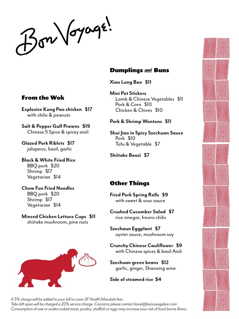 BV! Food Menu | PDF | Chinese Cuisine | East Asian Cuisine