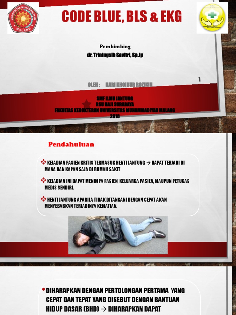 Code Blue, Bls & Ekg | PDF