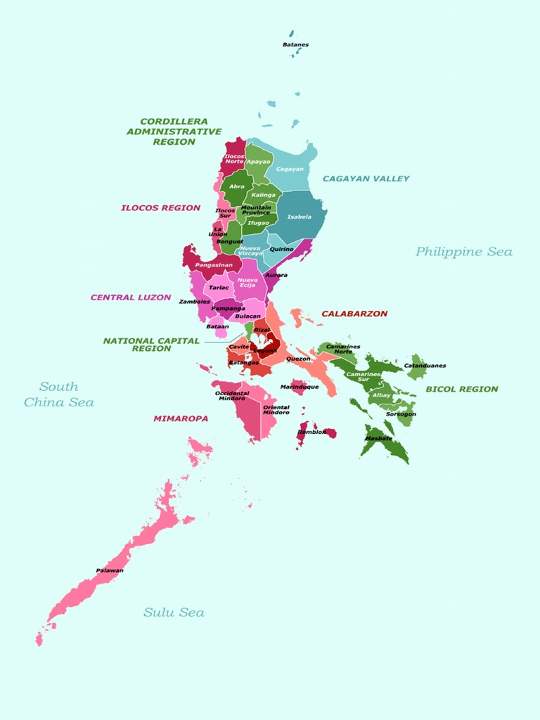 Luzon, Visayas and Mindanao Map | PDF