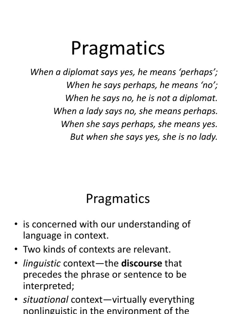 Pragmatics Politeness | PDF | Logic | Psychological Concepts