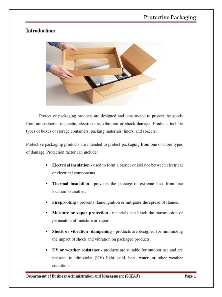 Forms of Protective Packaging | PDF | Packaging And Labeling | Pallet