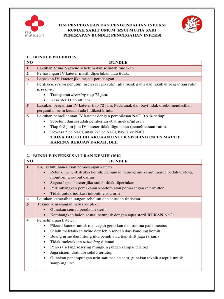 Penerapan Bundle Pencegahan ISK | PDF | Pengembangan Diri | Kesehatan Holistik