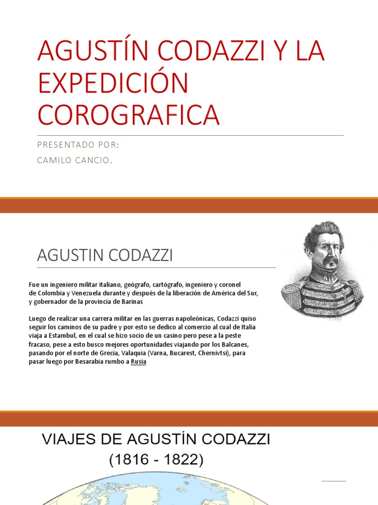 Agustín Codazzi y La Expedición Corografica | PDF | América del Sur ...