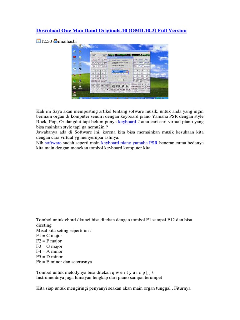 One Man Band Originals | PDF | File Komputer | Rekayasa Komputer