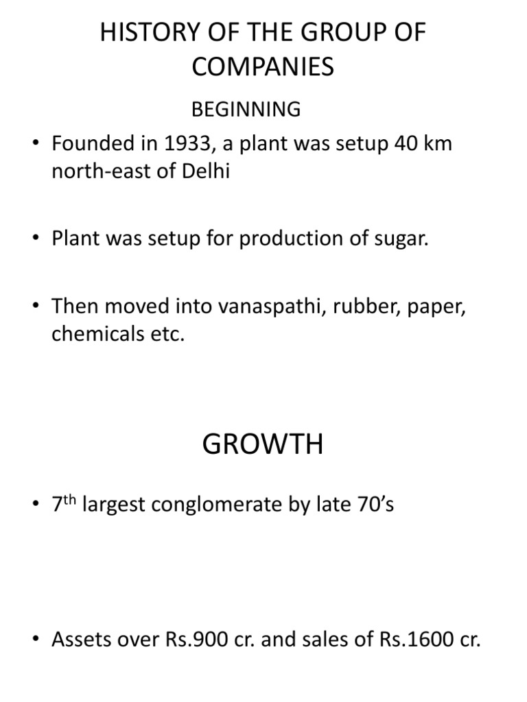History of The Modi Group | PDF